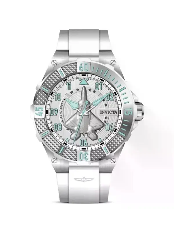 INVICTA Aviator 50mm Watch - Silver