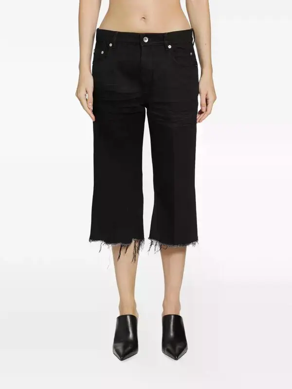 Rick Owens Bolan Frayed-hem Jeans