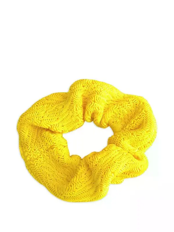 PARAMIDONNA Textured Scrunchie - Yellow