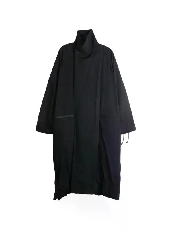 Yohji Yamamoto High-neck Zip-detail Coat