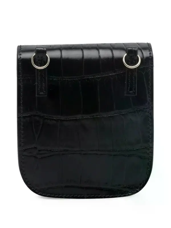 HIDESINS Croc-effect Leather Shoulder Bag