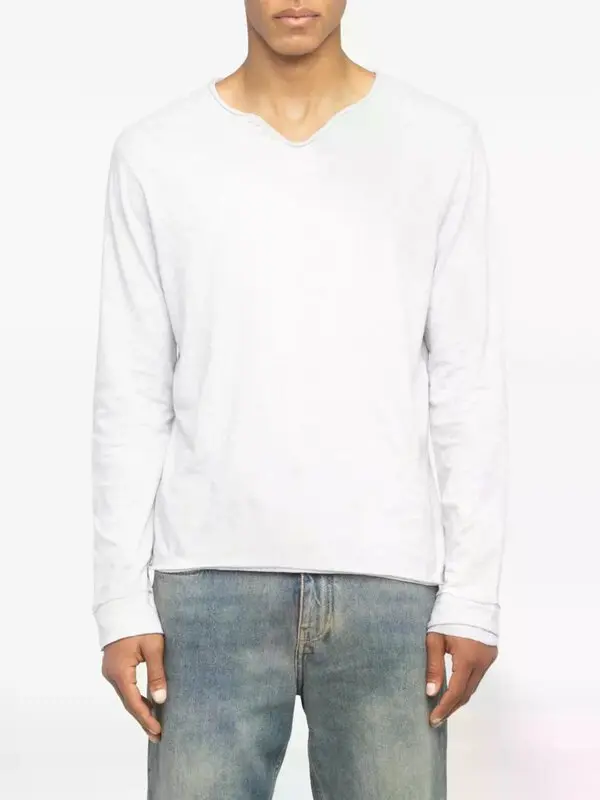 Zadig&Voltaire Monastir Henley T-shirt Long-sleeved