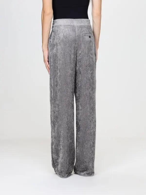 Emporio Armani Ribbed Wide Leg Trousers