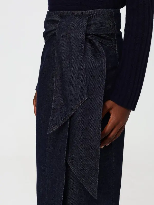 Emporio Armani Denim Wrap Skirt
