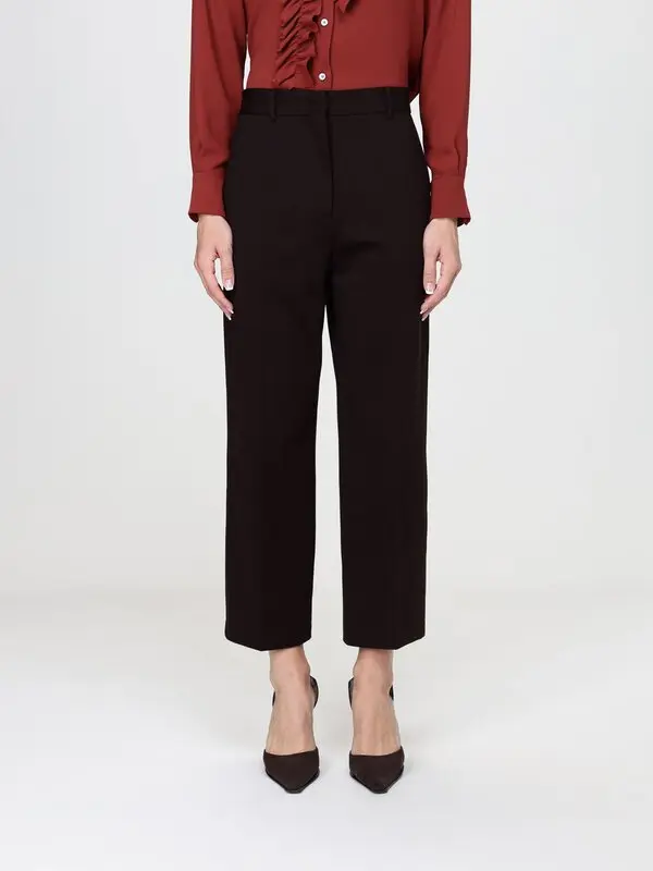 Liviana Conti Tailored Trousers - Brown