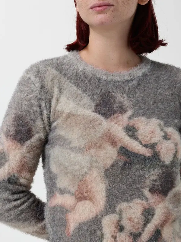 Fiorucci Angel Print Jumper - Grey