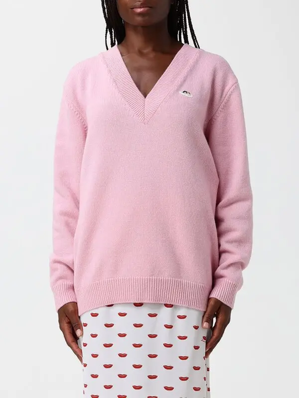 Fiorucci V-neck Jumper - Pink