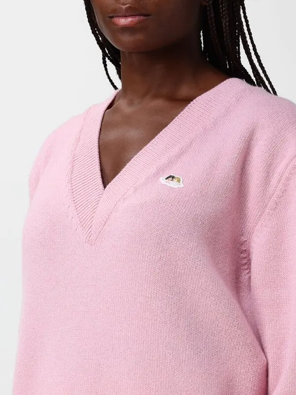 Fiorucci V-neck Jumper - Pink