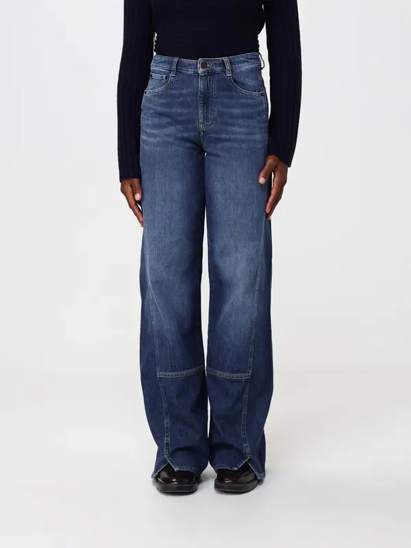 Emporio Armani High Rise Wide Leg Jeans