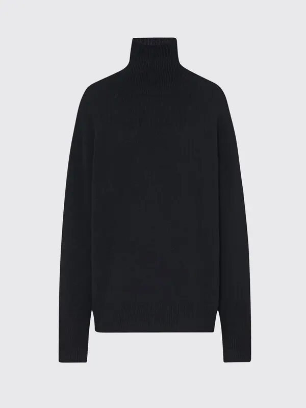 THE ROW Roll Neck Jumper - Black