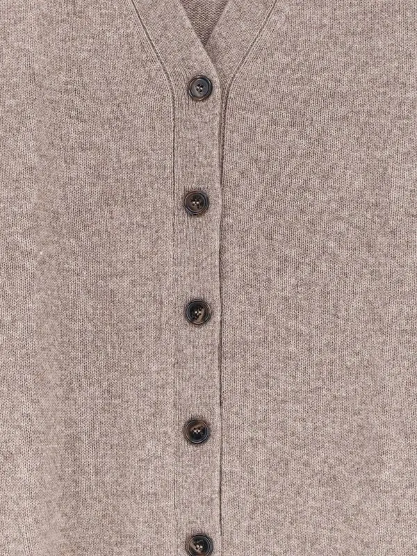 Aspesi V-neck Button-up Cardigan - Grey