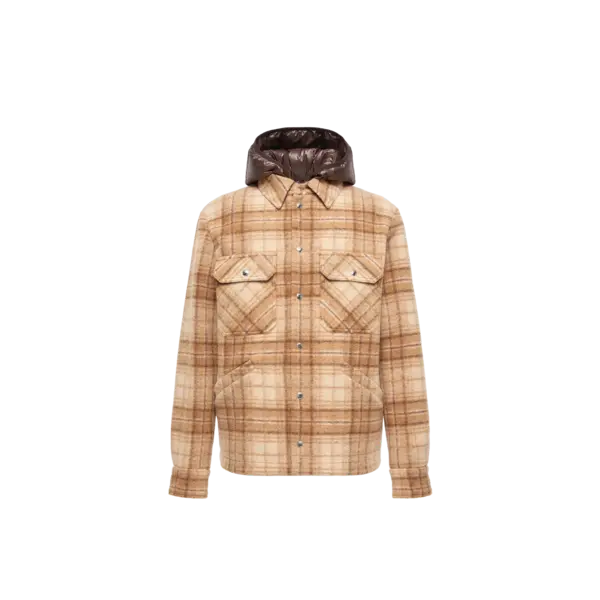 Moncler Nyvalin 3-in-1 Checked Hooded Jacket