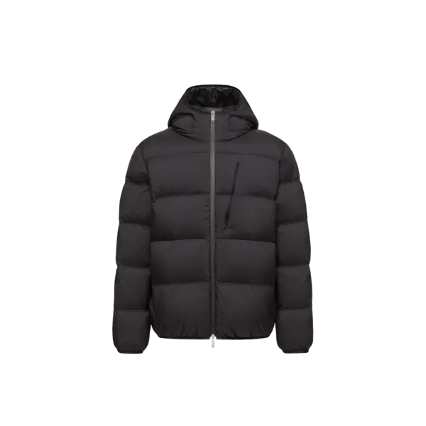 Moncler Poitevin Hooded Short Down Jacket - Black
