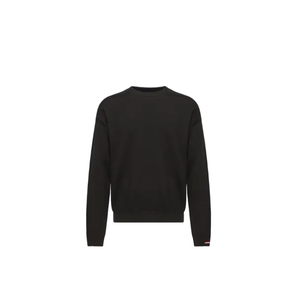 Moncler Logo Wool Jumper - Black
