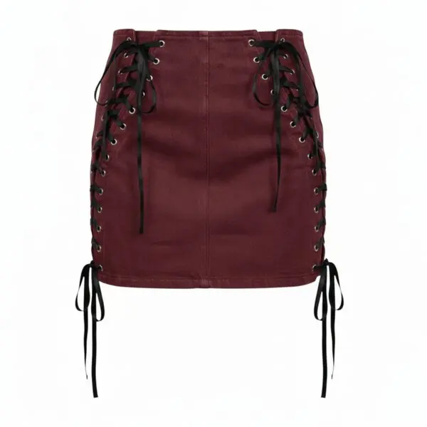 THE COOLGIRL NYC Niki Skirt - Red