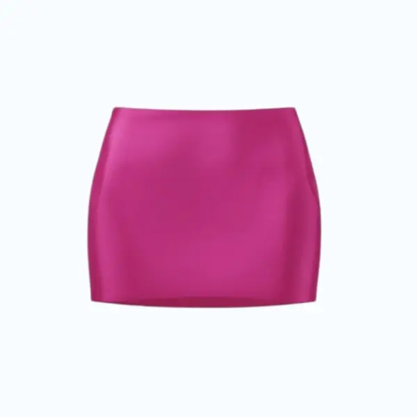 THE COOLGIRL NYC The Jane Skirt In Silk Faille - Pink