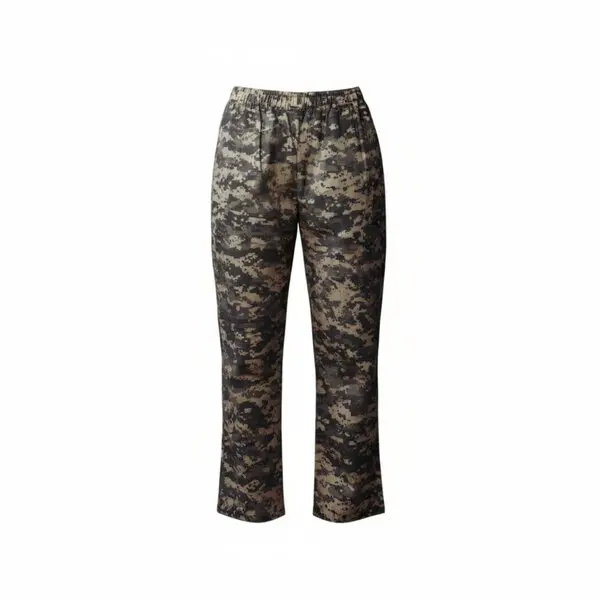 THE COOLGIRL NYC Georgia Pants In Digital Camo - Green/grey/brown