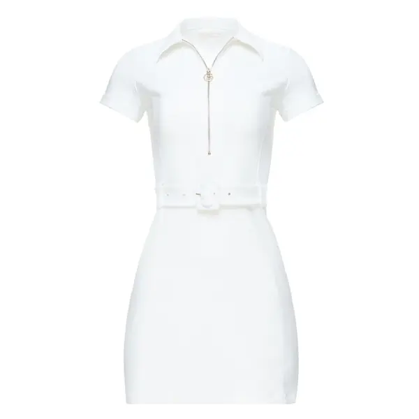 GOLDIE BYRD The Goldie Dress By - White