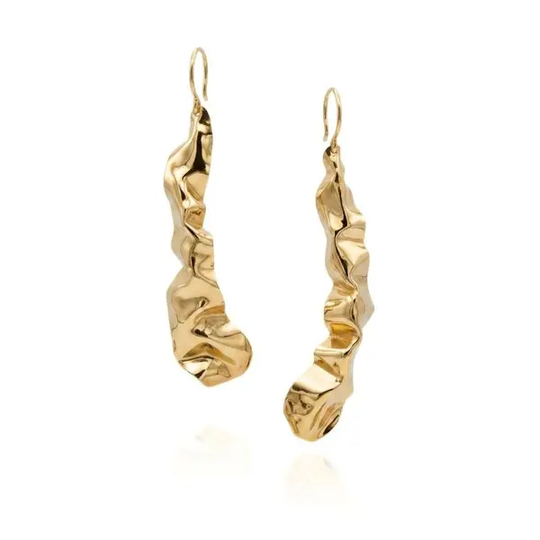 JAREDJAMIN Solange Hand-formed Drop Earrings - Gold