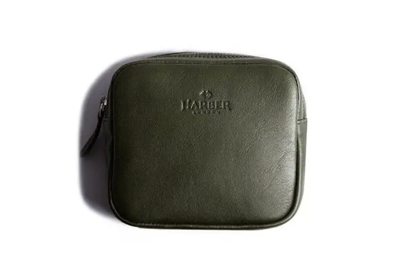 HARBER LONDON Dopp Kit Army - Green