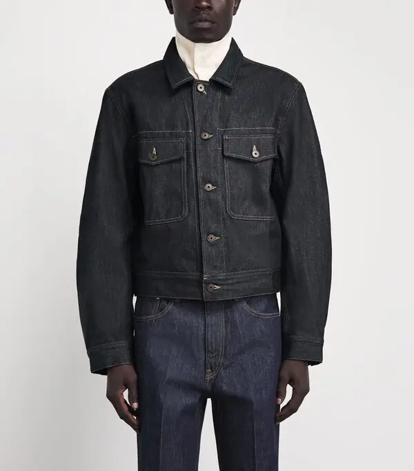 LEMAIRE Trucker Denim Jacket - Black