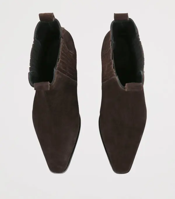 AeydĒ Suede Agata Ankle Boots