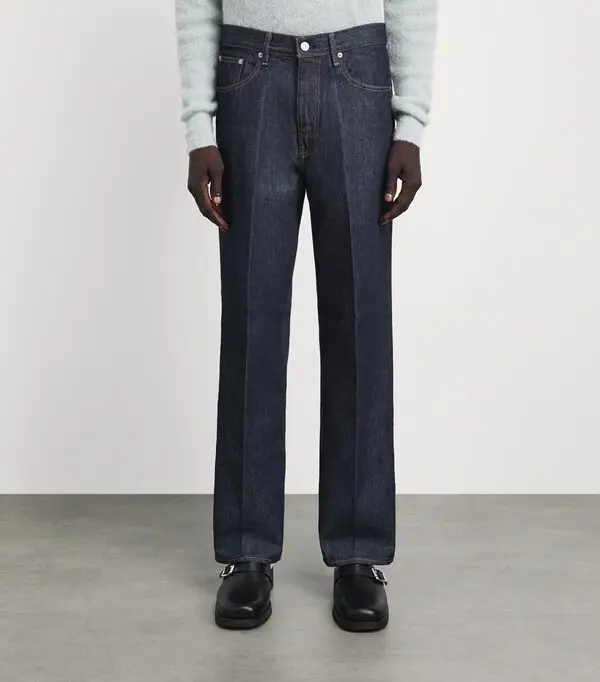 Auralee Hard Twist Straight Jeans