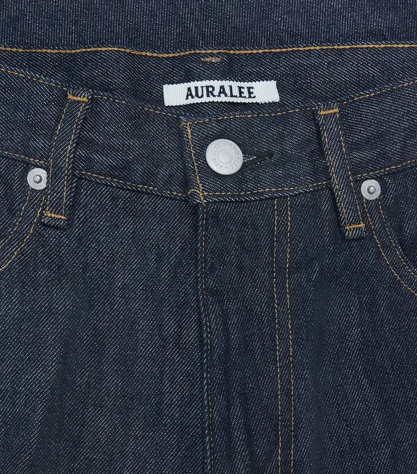 Auralee Hard Twist Straight Jeans