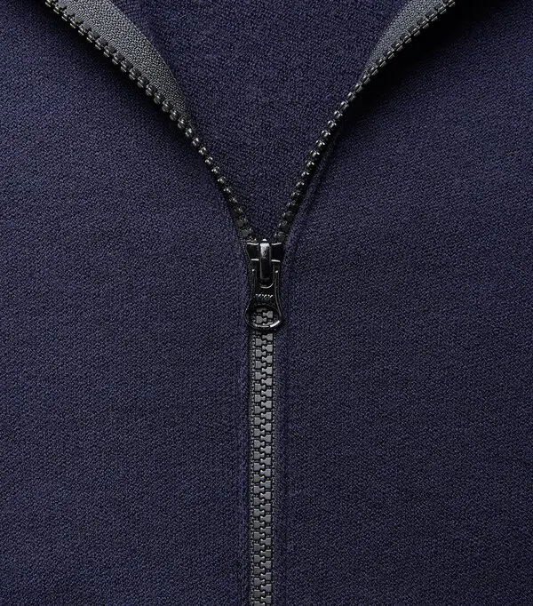 Stone Island Virgin Wool-blend Zip-up Hoodie