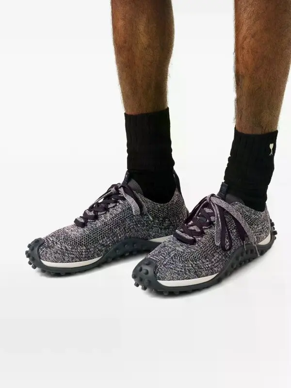AMI Paris Knit Sneakers
