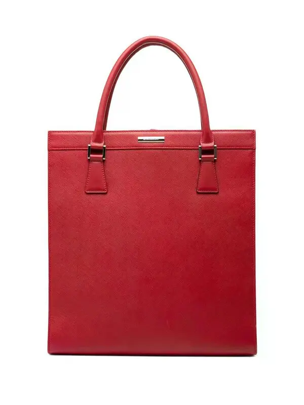 Burberry 2000-2017 Leather Tote Bag