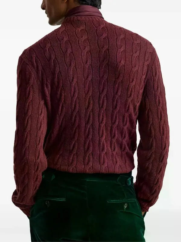 Ralph Lauren Purple Label Cable-knit Cashmere Sweater