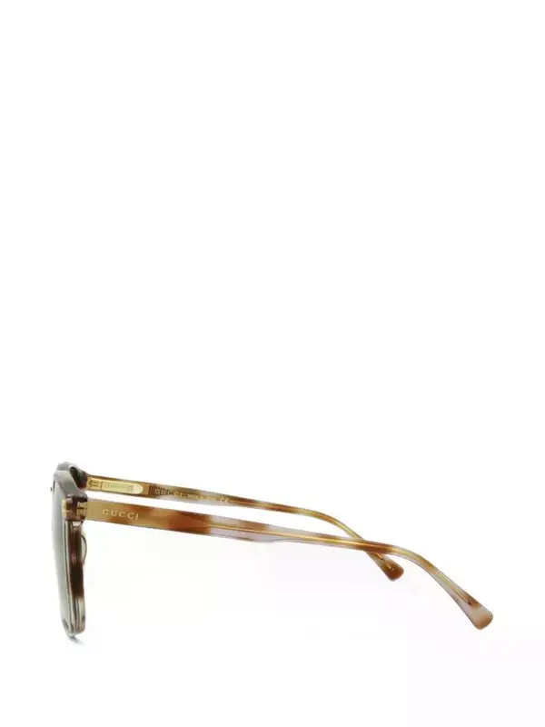 Gucci Tortoiseshell-effect Square-frame Sunglasses