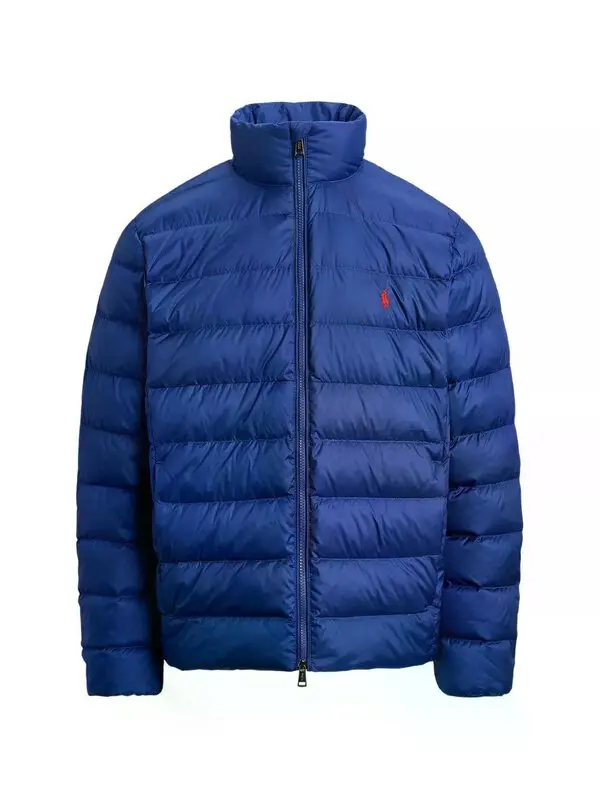 Polo Ralph Lauren Quilted Logo Embroidered Jacket - Blue