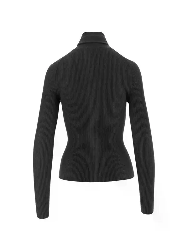 OLIVER LATTUGHI Ribbed Roll-neck Sweater