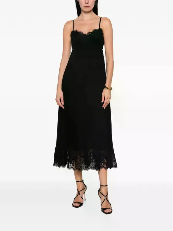 Zimmermann Lace-trim Pleated Dress
