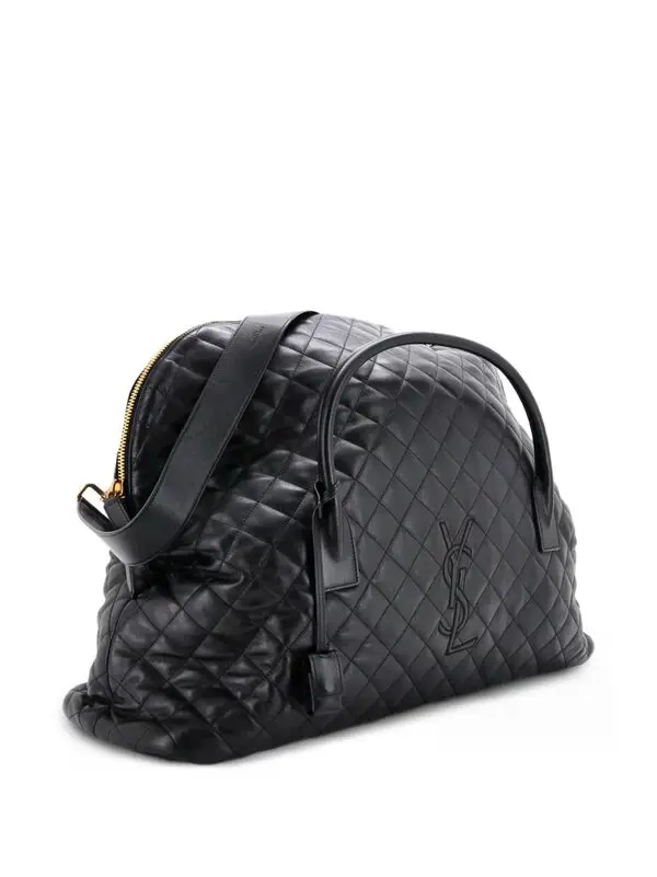 Saint Laurent Quilted Leather Travel Bag