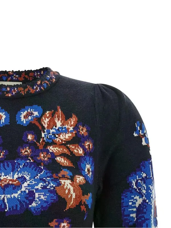 Farm Rio Bow Garden Floral-inlay Top