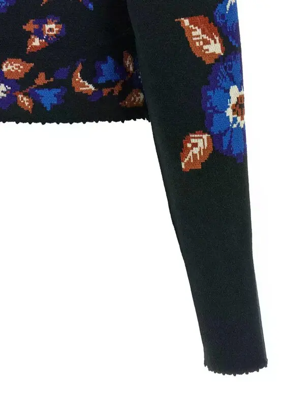 Farm Rio Bow Garden Floral-inlay Top