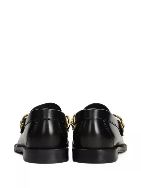 Alexander McQueen Wishbone Leather Loafers