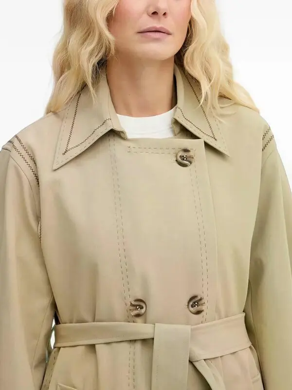 MOS MOSH Mmscout Zani Contrast-stitched Coat