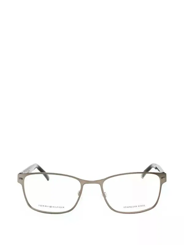Tommy Hilfiger Rectangle-frame Glasses - Silver