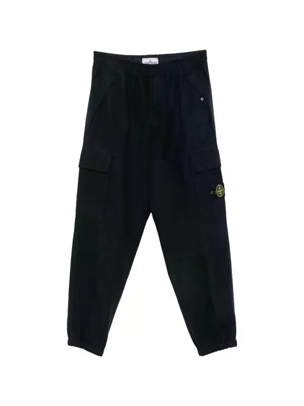 Stone Island Logo Patch Cargo Trousers
