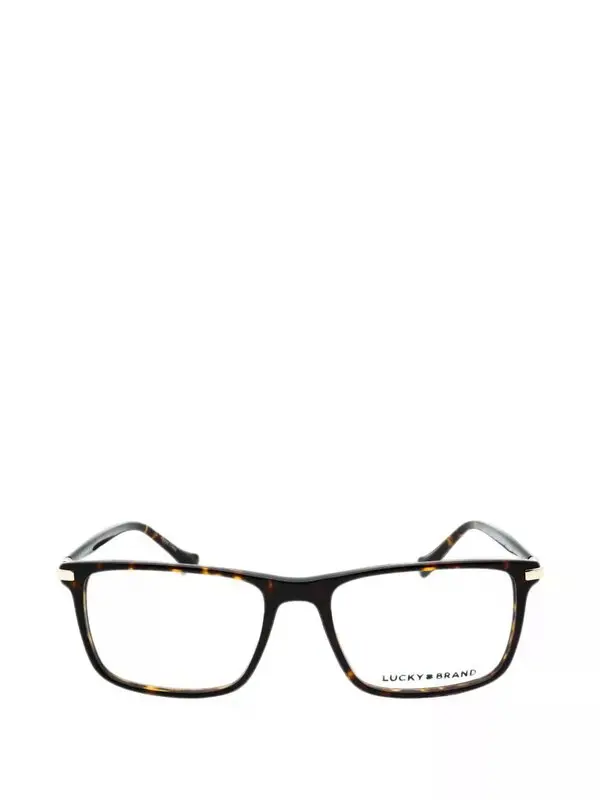 Lucky Brand D412 Tortoise-shell Rectangle-frame Glasses