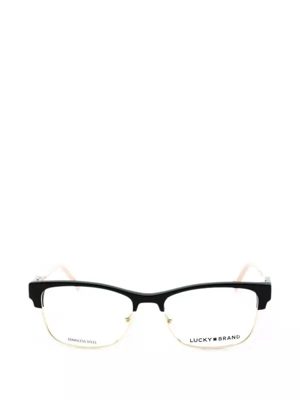 Lucky Brand Rectangle Frame Eyeglasses - Black