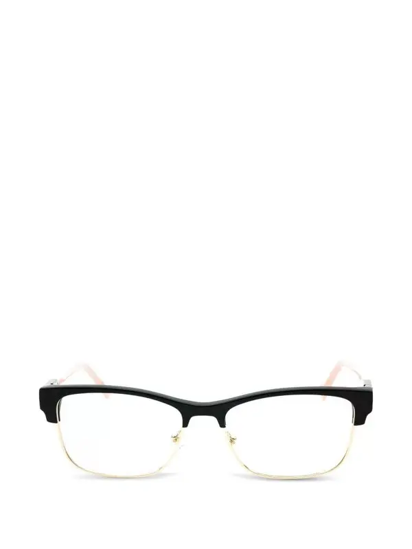 Lucky Brand Rectangle Frame Eyeglasses - Black