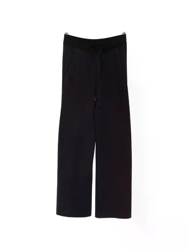 Elisabetta Franchi Logo-patch Wide-leg Track Pants
