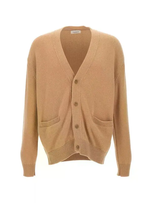 LANEUS V-neck Button-up Cardigan
