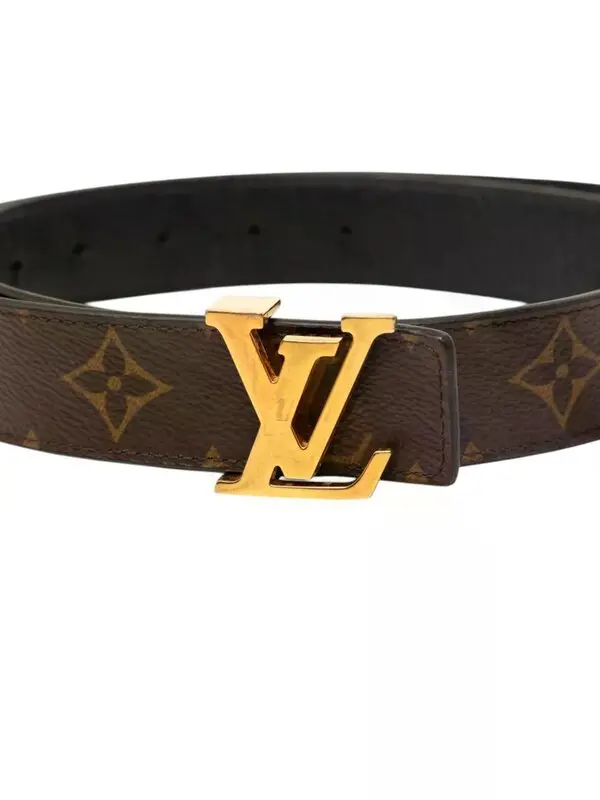 LOUIS VUITTON 2021 Monogram Initiales Reversible Belt