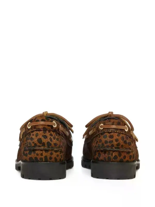 G.H.BASS Mallorie Camp Moc Cheetah-print Loafers